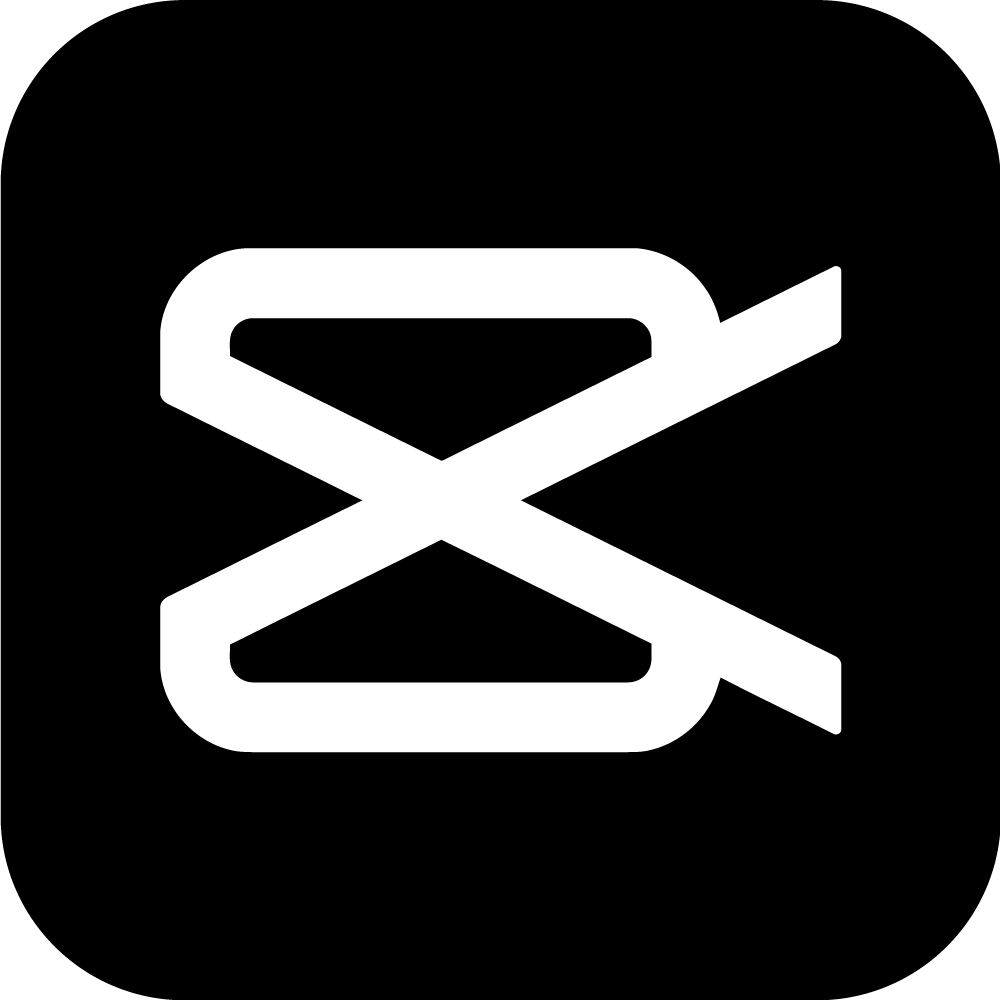 Black CapCut Icon